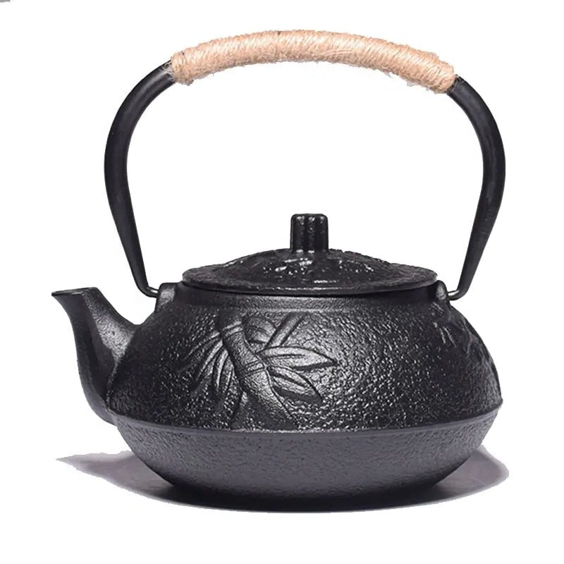 Théière Japonaise en Fonte Motifs Bambous 900ml – Théière France